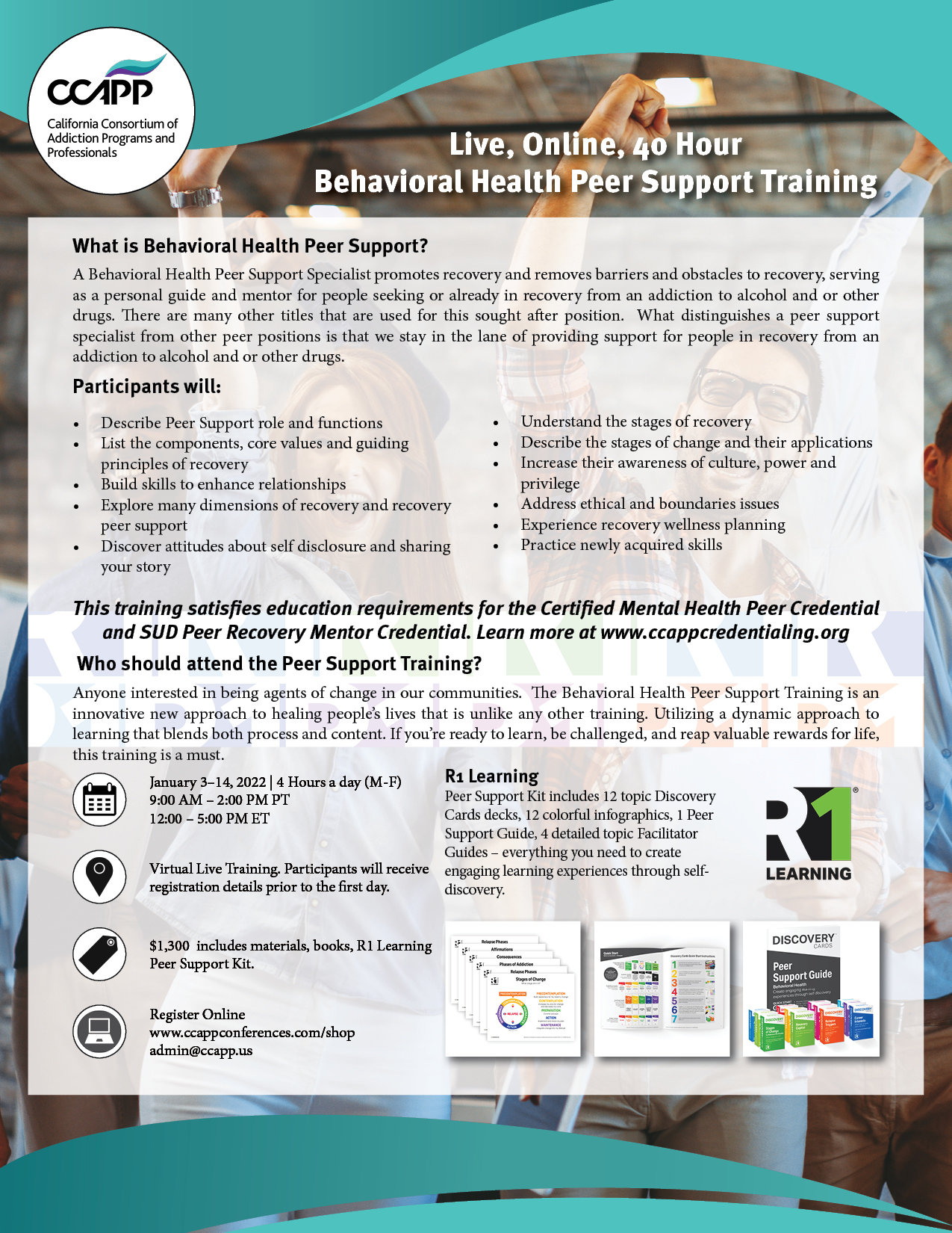 Behavioral Health Peer Support Training | ARCC